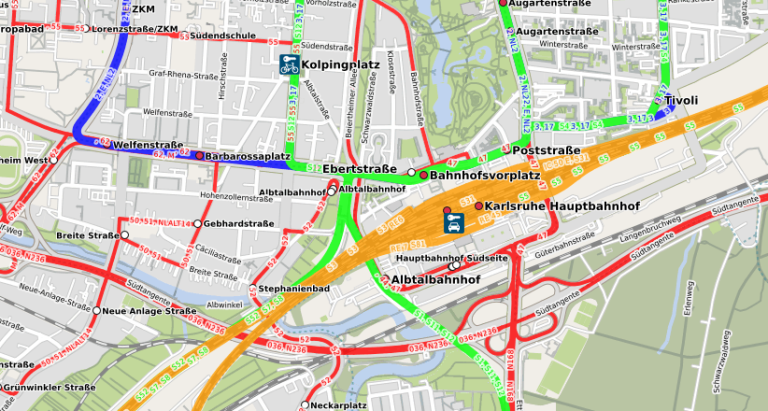 Notizen aus der Maschinenhalle » Blog Archive » Public Transport Map